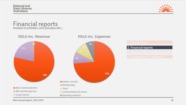 Annual report - National and State Libraries Australasia